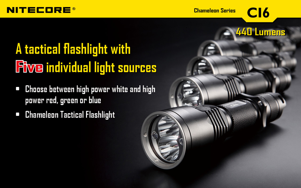 Nitecore CI6 Chameleon Infrared LED torch