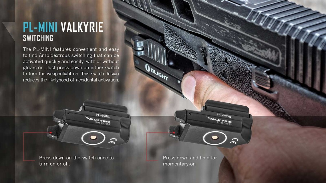 Olight PL-MINI Valkyrie rechargeable pistol light